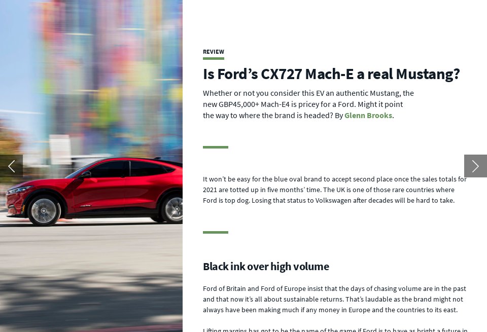 Is Ford’s CX727 Mach-E a real Mustang? - just-auto magazine | Issue 11 ...