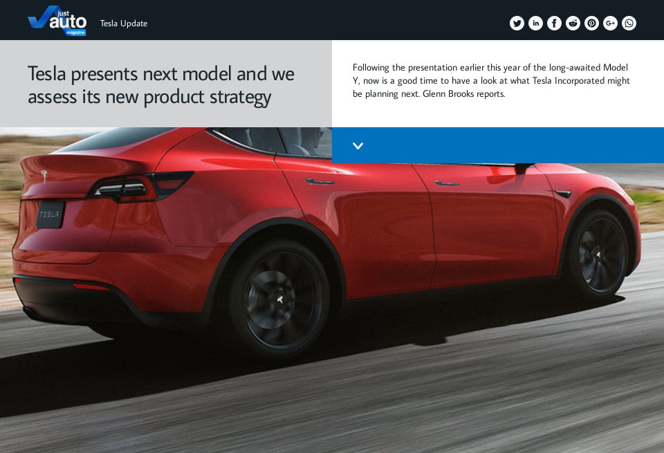 Tesla presents next model and we assess its new product strategy - just ...